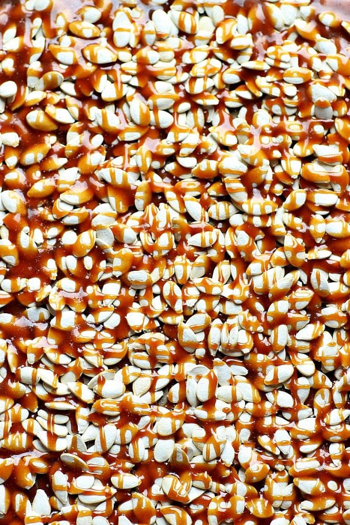 Salted Caramel Pumpkin Seeds | Garden in the Kitchen