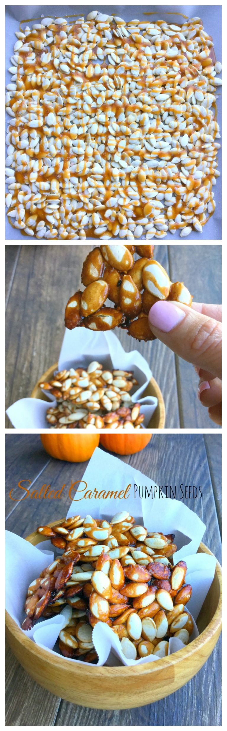Salted Caramel Pumpkin Seeds | Garden in the Kitchen