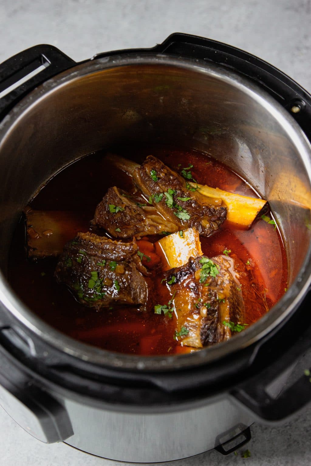 Instant Pot Short Ribs With Creamy Polenta | Garden in the Kitchen