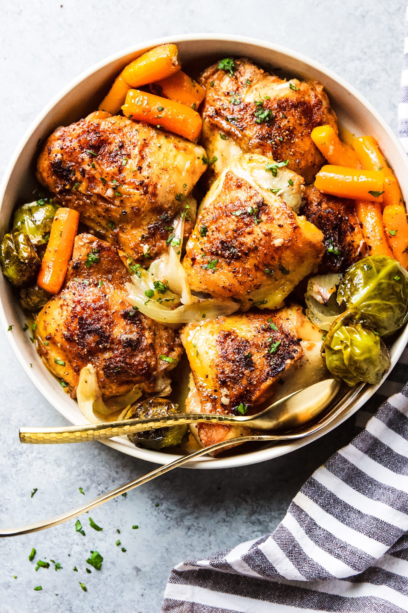 Sheet Pan Chicken Thighs With Vegetables Garden In The Kitchen Sheet Pan Chicken Thighs With Vegetables Garden In The Kitchen