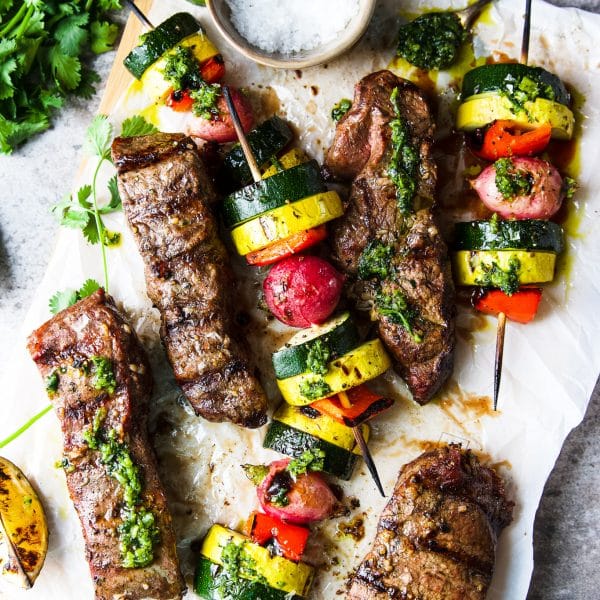 Churrasco Steak with Grilled Veggies | Garden in the Kitchen