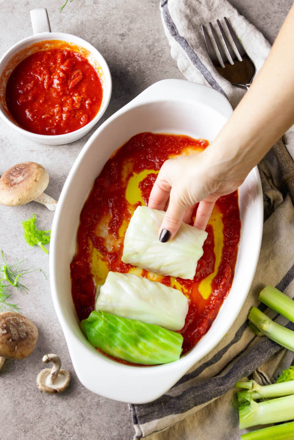 Turkey Fennel Stuffed Cabbage Rolls | Garden in the Kitchen