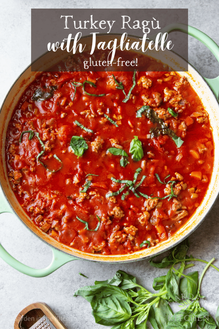 Turkey Ragù Tagliatelle | Garden in the Kitchen
