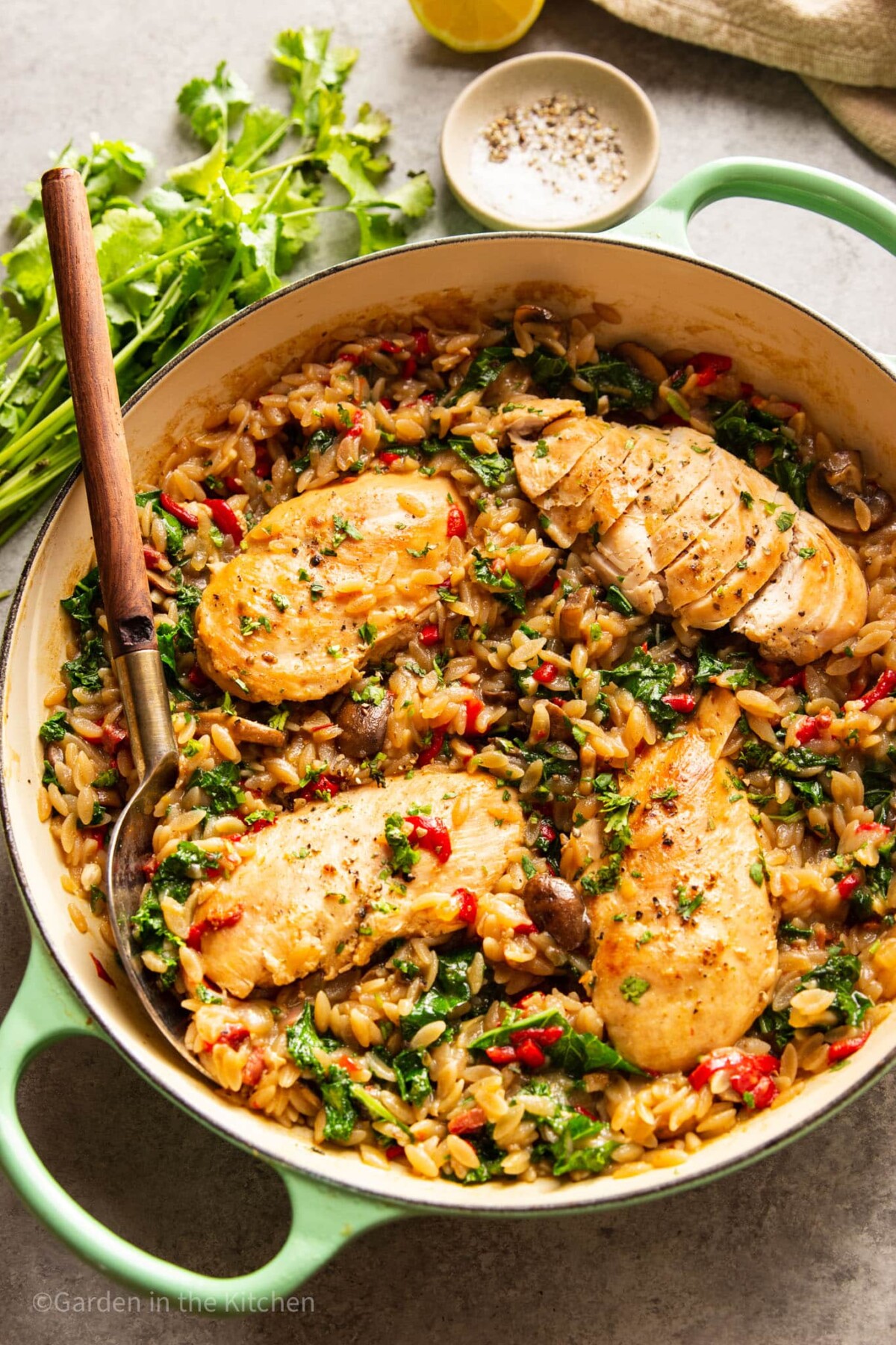 Chicken Mushroom Orzo Garden In The Kitchen Chicken Mushroom Orzo Garden In The Kitchen
