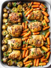 Sheet Pan Mediterranean Cod | Garden in the Kitchen