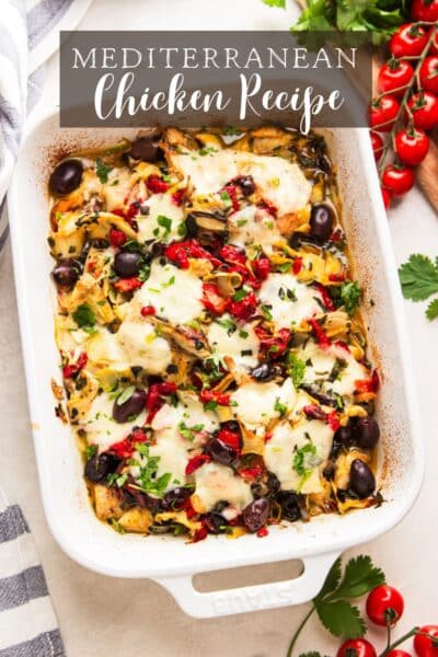 Mediterranean Chicken Recipe | Garden in the Kitchen