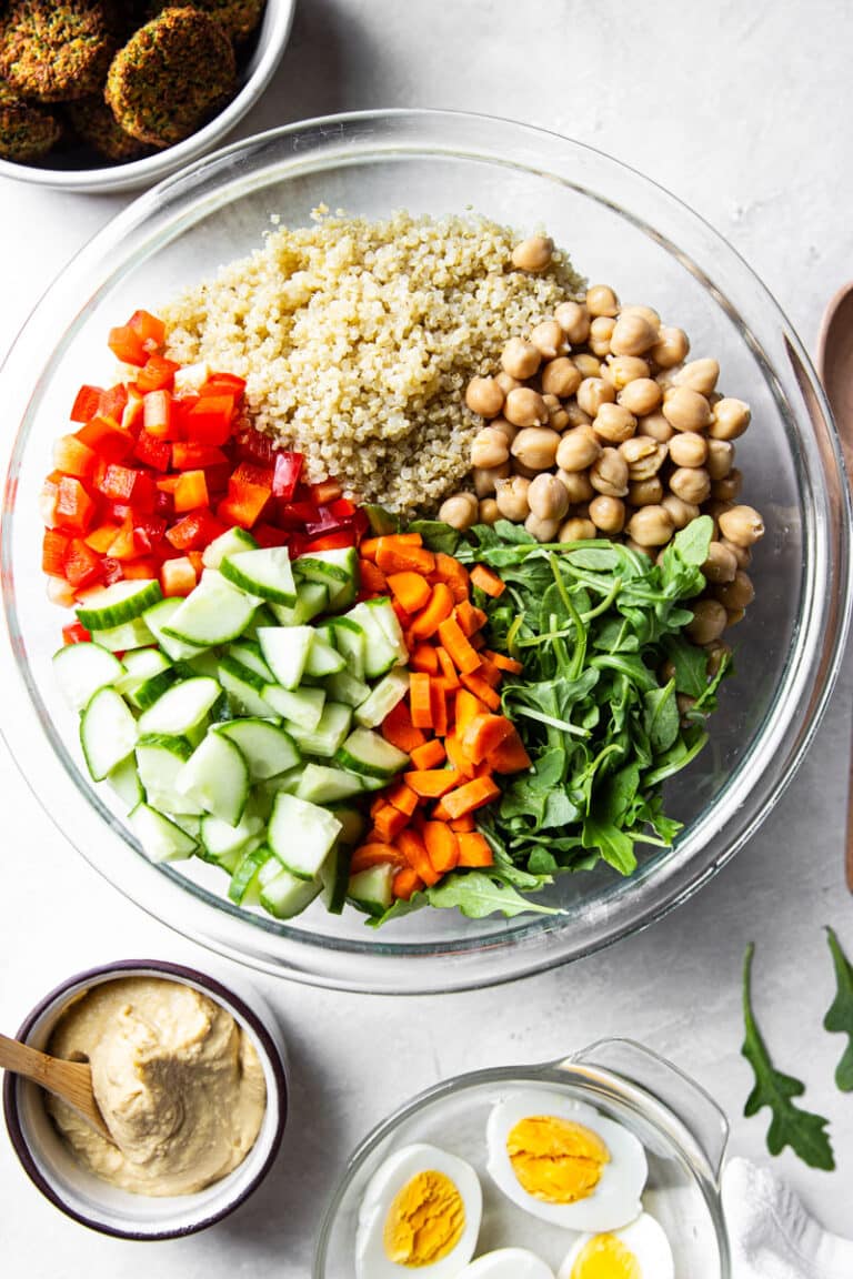 Quinoa Chickpea Lunch Bowls 3-Ways | Garden in the Kitchen