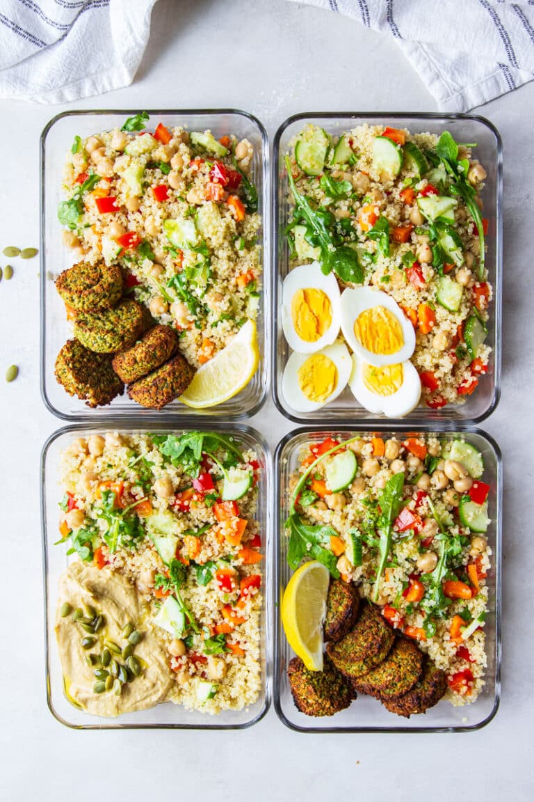 Quinoa Chickpea Lunch Bowls 3-Ways | Garden in the Kitchen