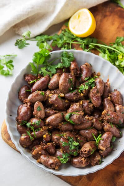 Chicken Hearts Recipe | Garden in the Kitchen