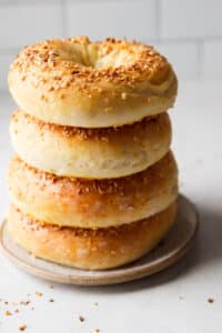 High Protein Bagels Recipe | Garden in the Kitchen