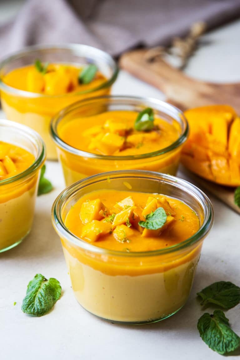 Creamy Mango Mousse (Easy 3-Ingredients) | Garden in the Kitchen
