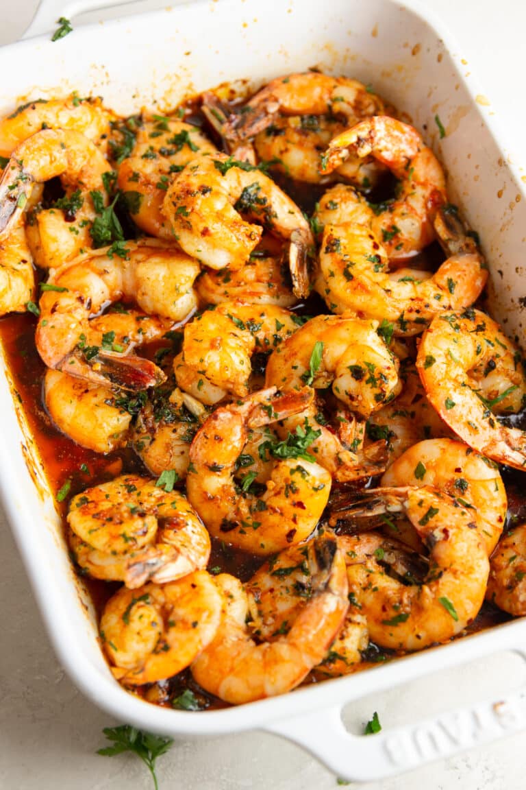 Baked Garlic Butter Shrimp | Garden in the Kitchen